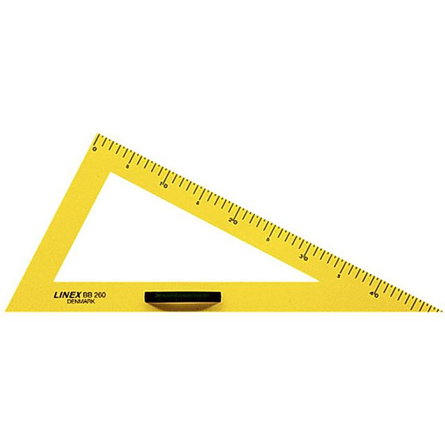 Köp Linex Taveltriangel 30/60 50cm plast gul