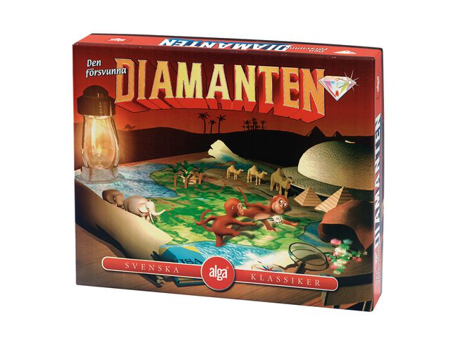 Köp Den försvunna diamanten, brädspel, 2 till 5 spelare