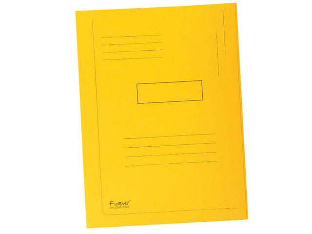 Köp Exacompta Mapp 2-klaff 280g A4 gul