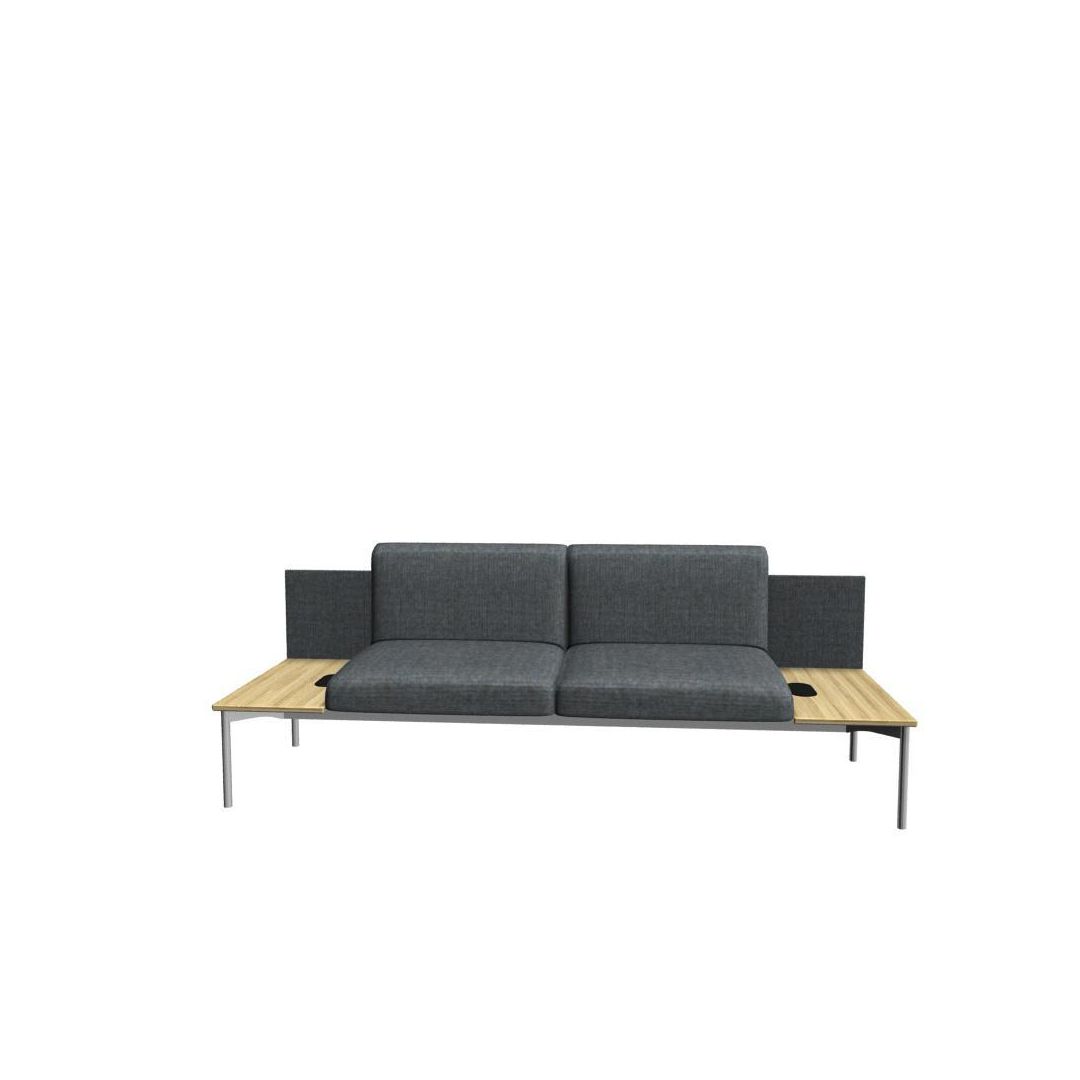 Köp deNord Design Soffa Sona 3-sits SO/301/N/48 grå