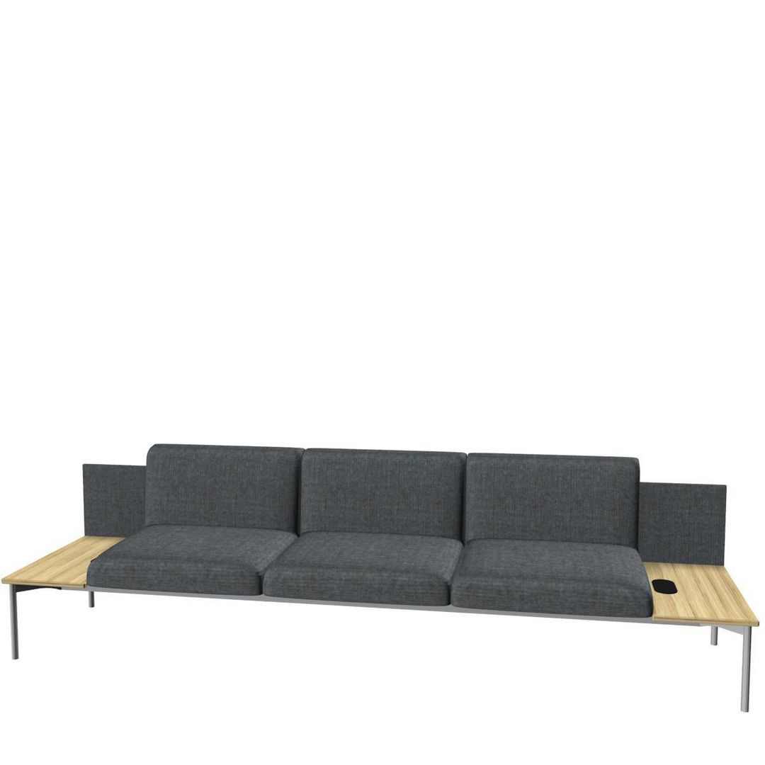 Köp deNord Design Soffa Sona 4-sits SO/401/N/65 grå