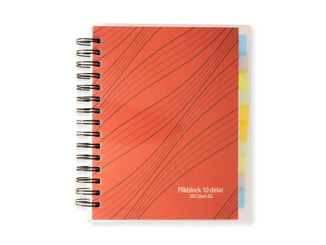 Köp Ant.block A5 70g 200 blad 10 avdelare