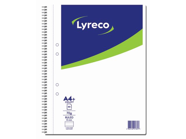 Köp Lyreco Kollegieblock 80bl 70g A4 linj