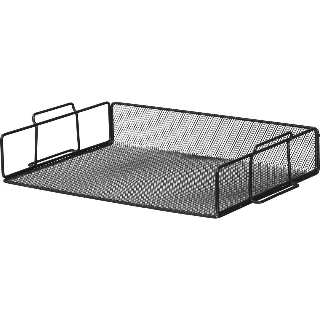 Köp Brevkorg metall öppen långsida 1 fack A4 svart