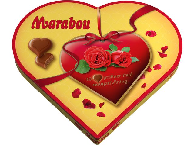 Köp Marabou Choklad Hjärta 165g
