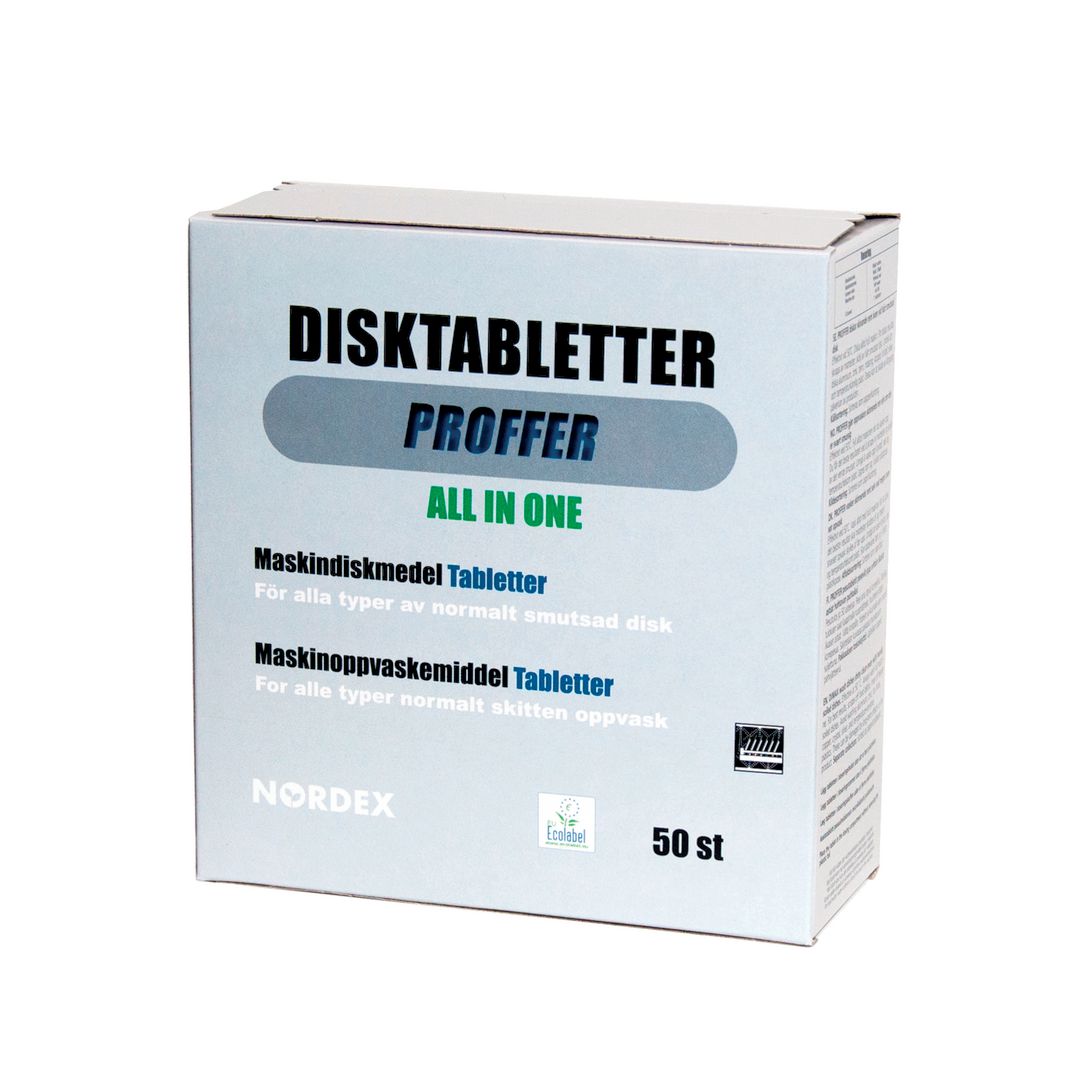 Köp NORDEX Maskindisk Proffer tabs all-in-one