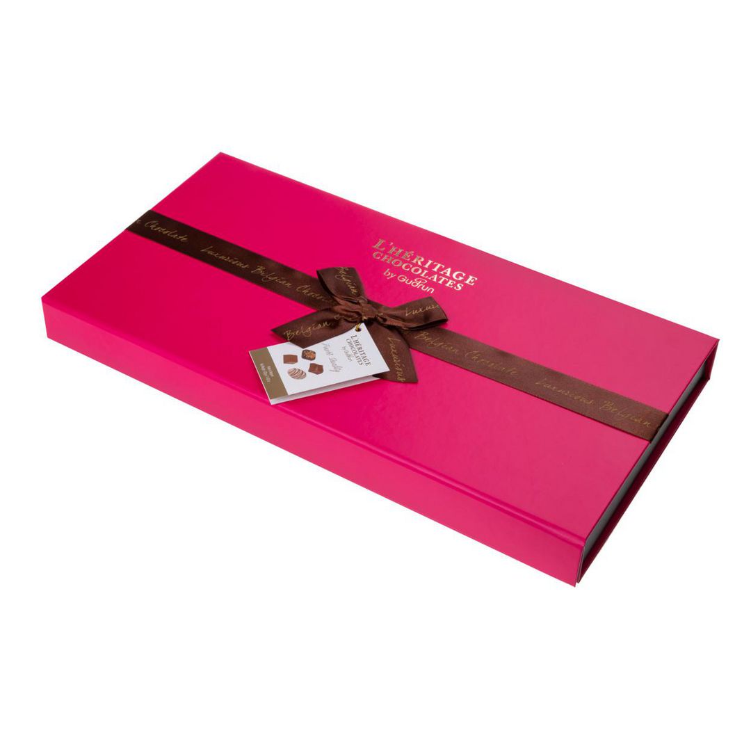Köp Choklad Magnetic box pink 420g