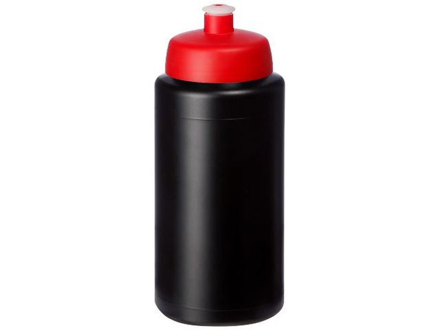 Köp Vattenflaska med grip svart/röd 500ml