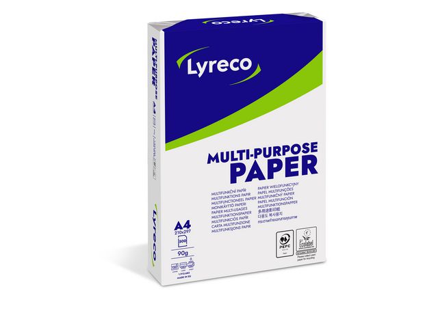 Köp Lyreco Kopieringspapper Multi A4 90g ohålat 500/fp