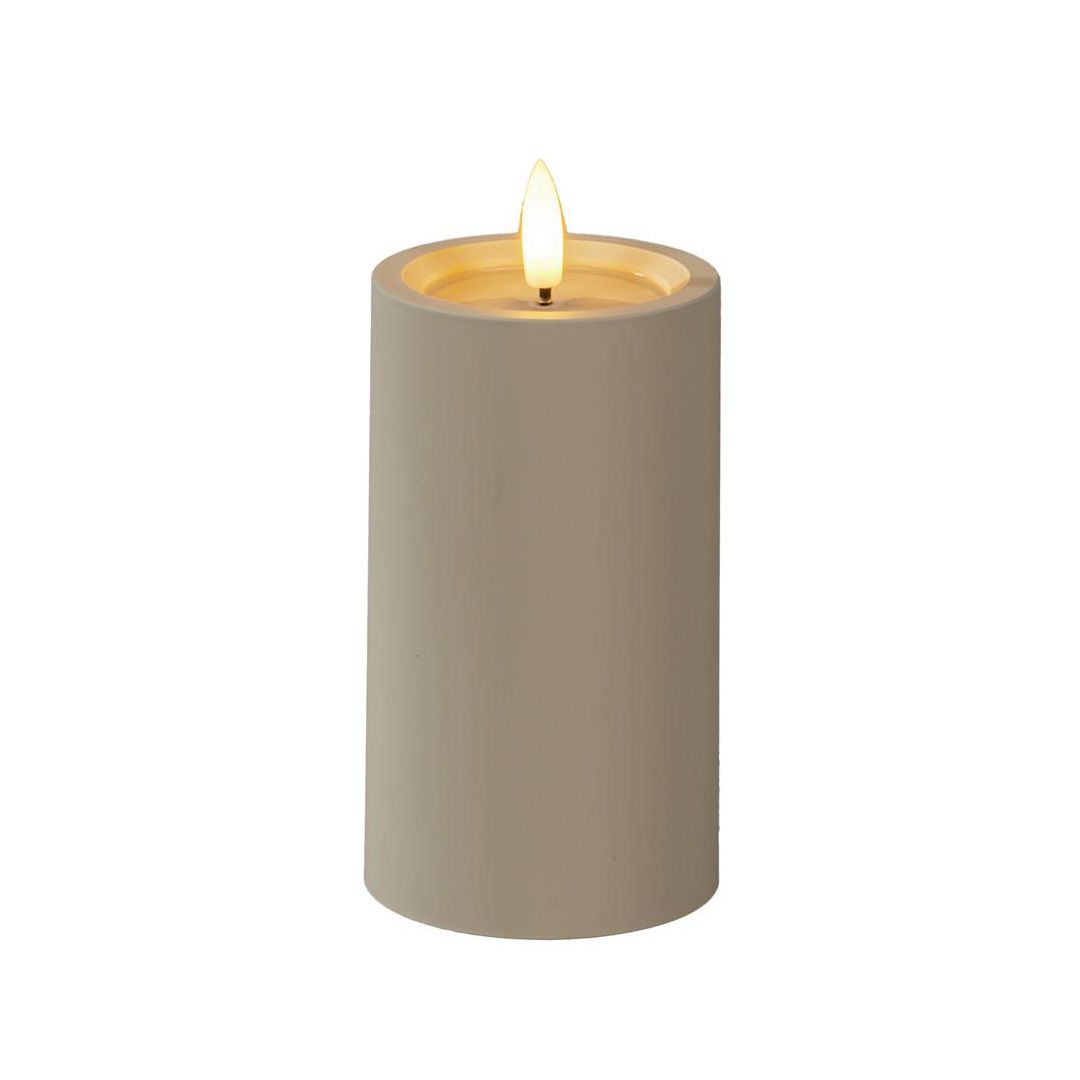 Köp KONSTSMIDE Blockljus LED timer beige 12cm
