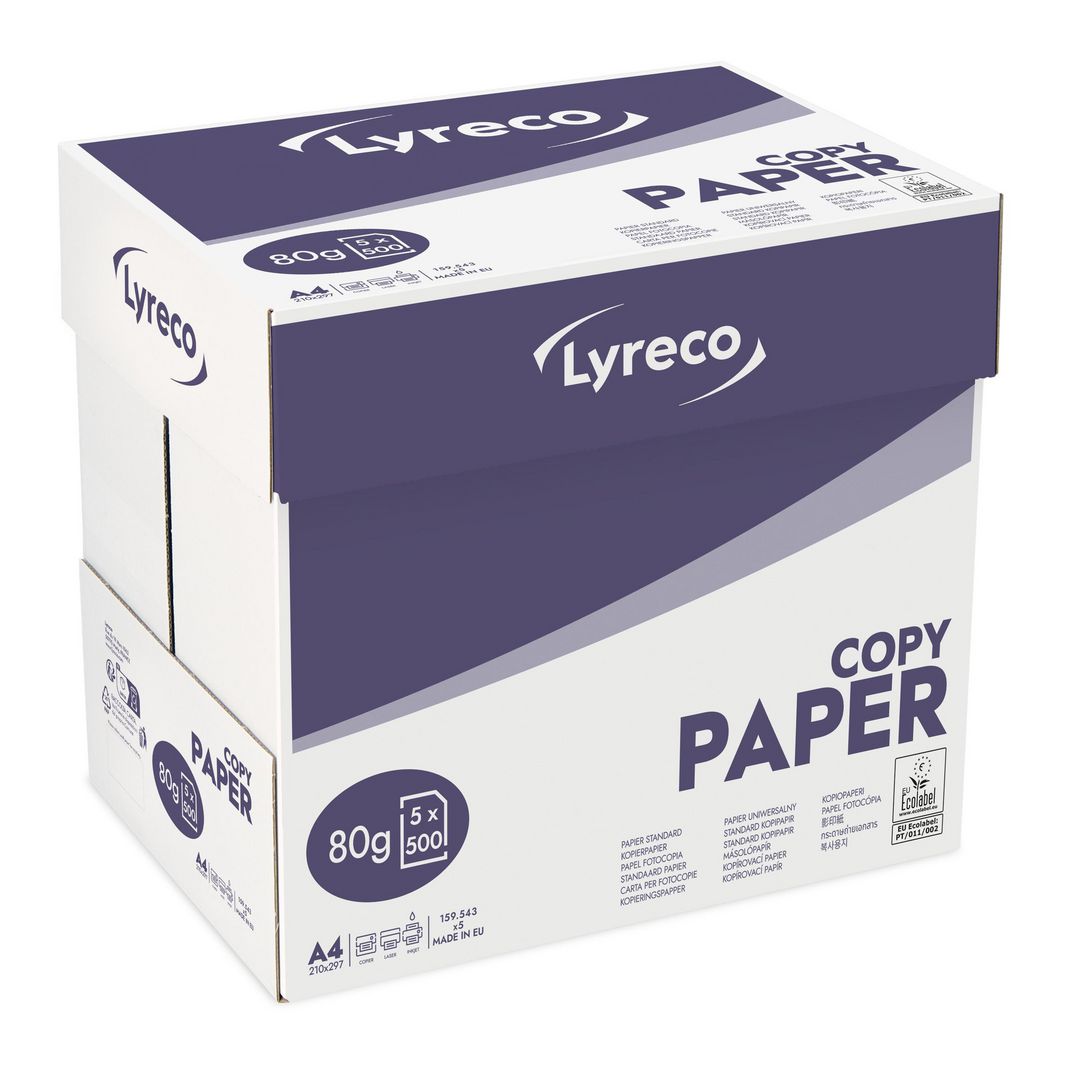 Köp Lyreco BUDGET Kopieringspapper Copy A4 80g ohålat 500/fp